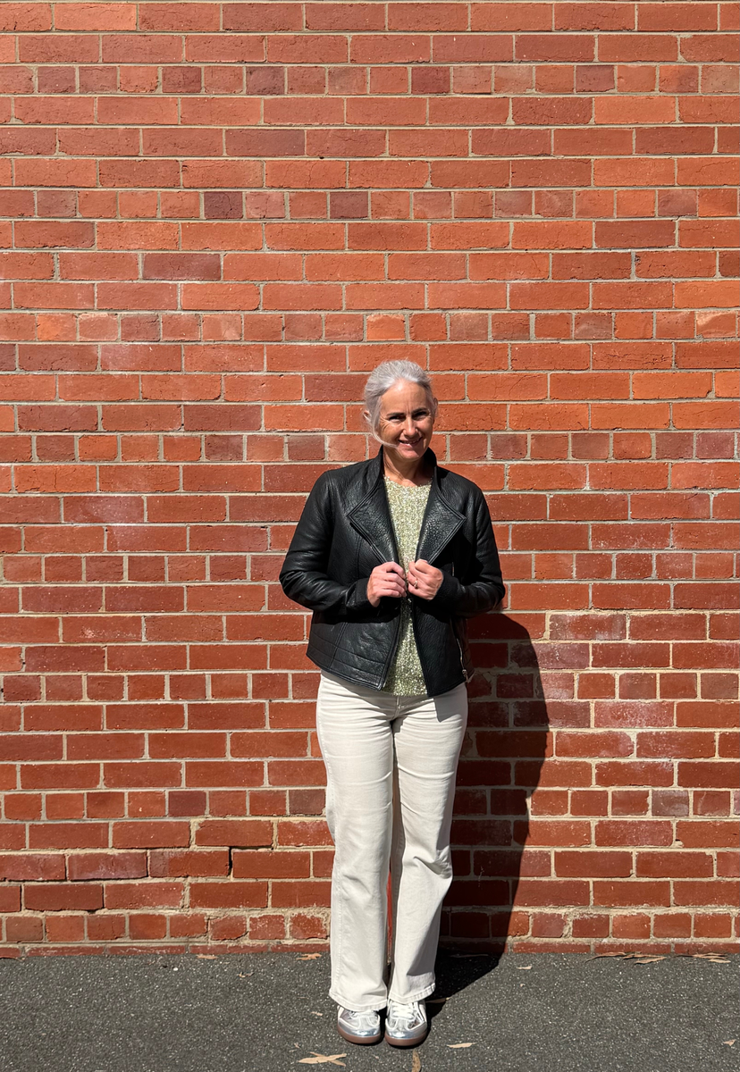 elk - lader leather jacket - black – GOOSE
