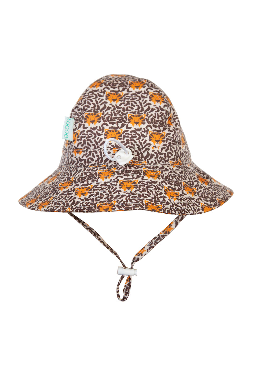 acorn kids - tiger face sunhat – GOOSE