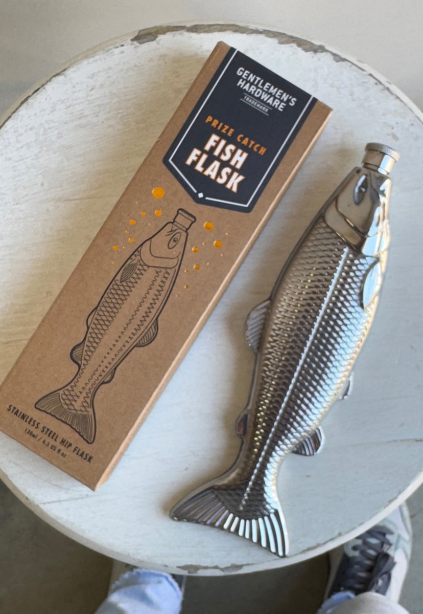 gentlemen's hardware - fish hip flask – GOOSE