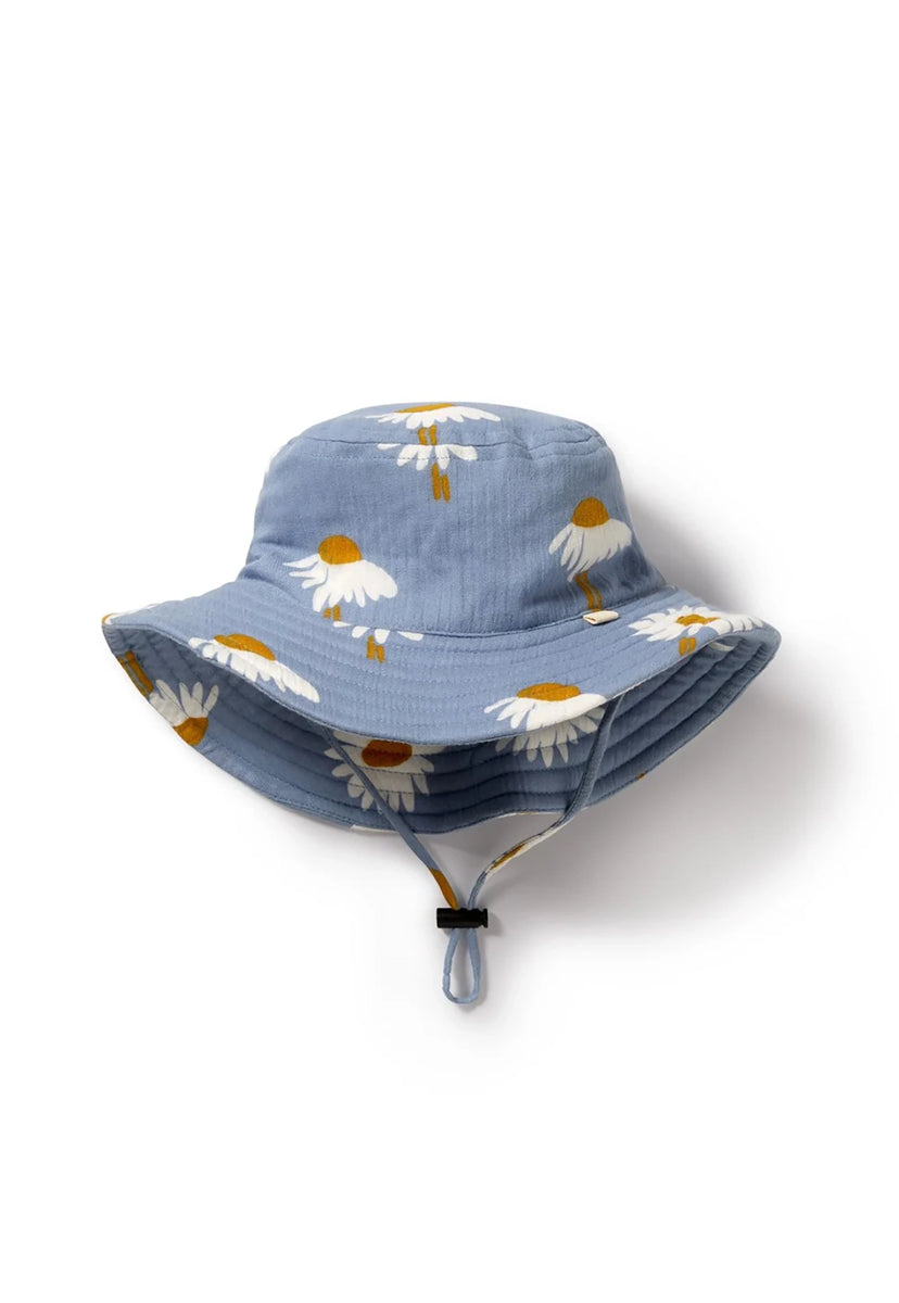 wilson & frenchy - crinkle sun hat - daisy – GOOSE