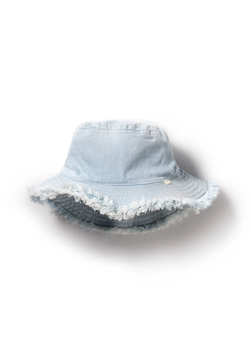 wilson & frenchy - denim sun hat - denim – GOOSE