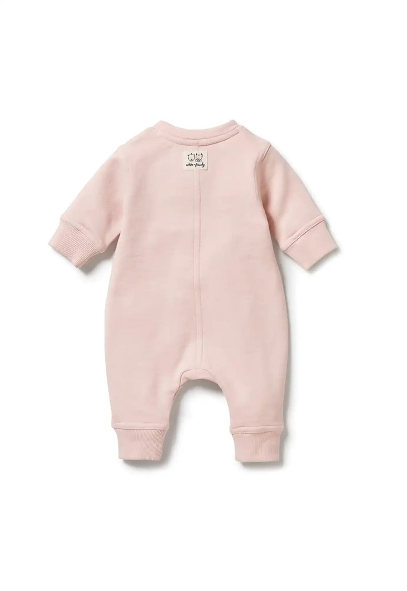 wilson & frenchy - terry growsuit - rose – GOOSE